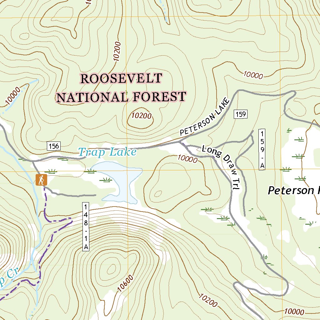 Chambers Lake, CO (2022, 24000-Scale) Map by United States Geological ...