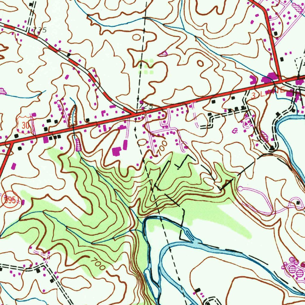 Chambersburg, PA (1944, 24000-Scale) Map by United States Geological ...