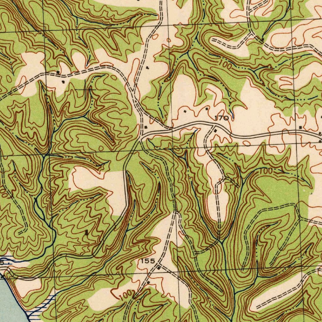 Champlain, VA (1943, 31680-Scale) Map by United States Geological ...