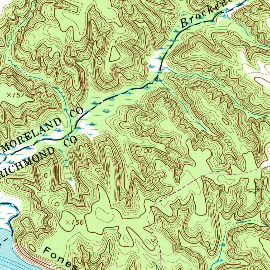 Champlain, VA (1968, 24000-Scale) Map by United States Geological ...