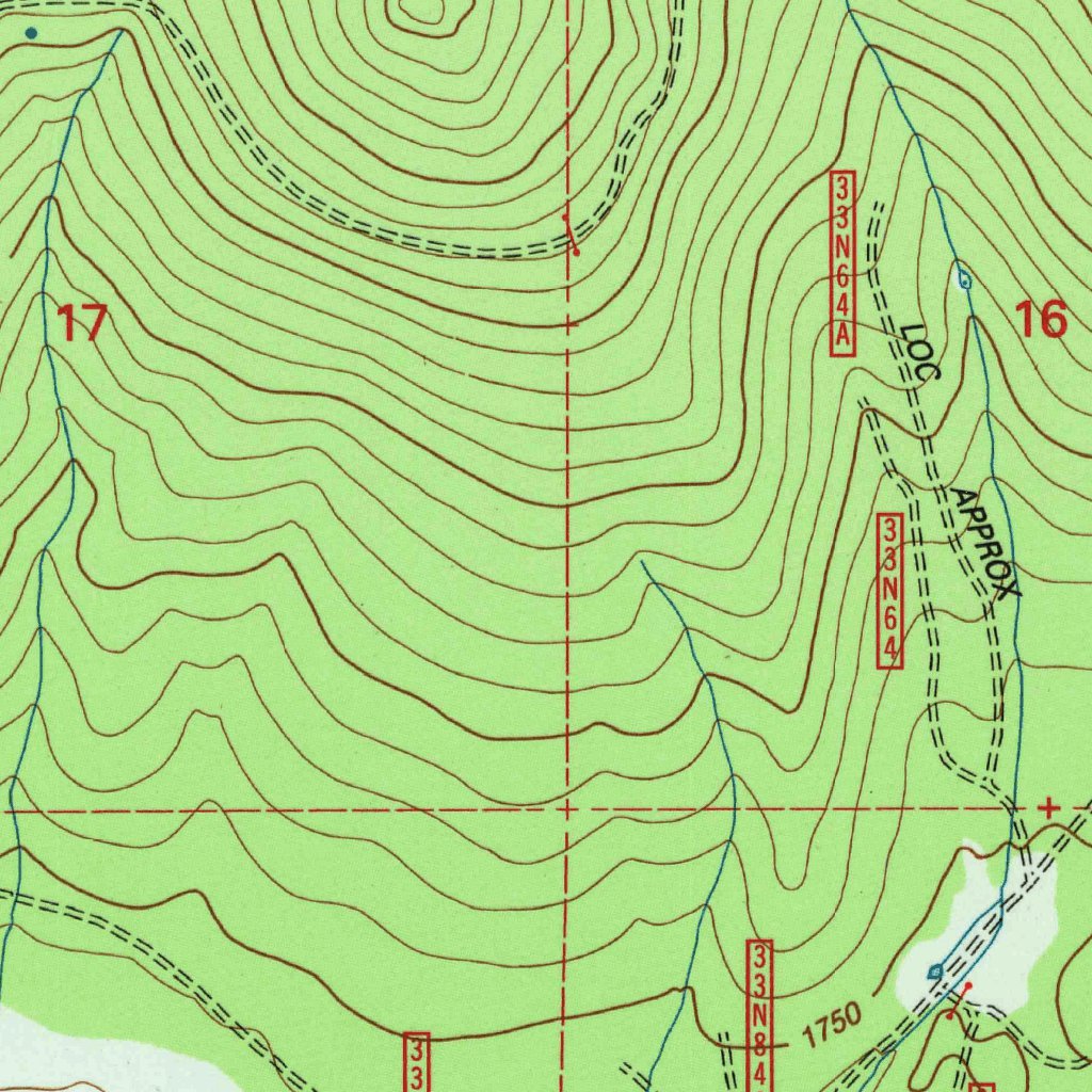 Champs Flat, CA (1995, 24000-Scale) Map by United States Geological ...