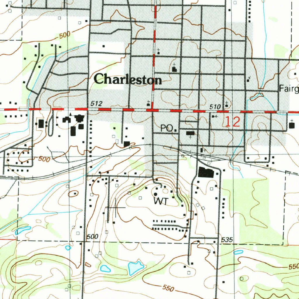 Charleston, AR (1987, 24000-Scale) Map by United States Geological ...