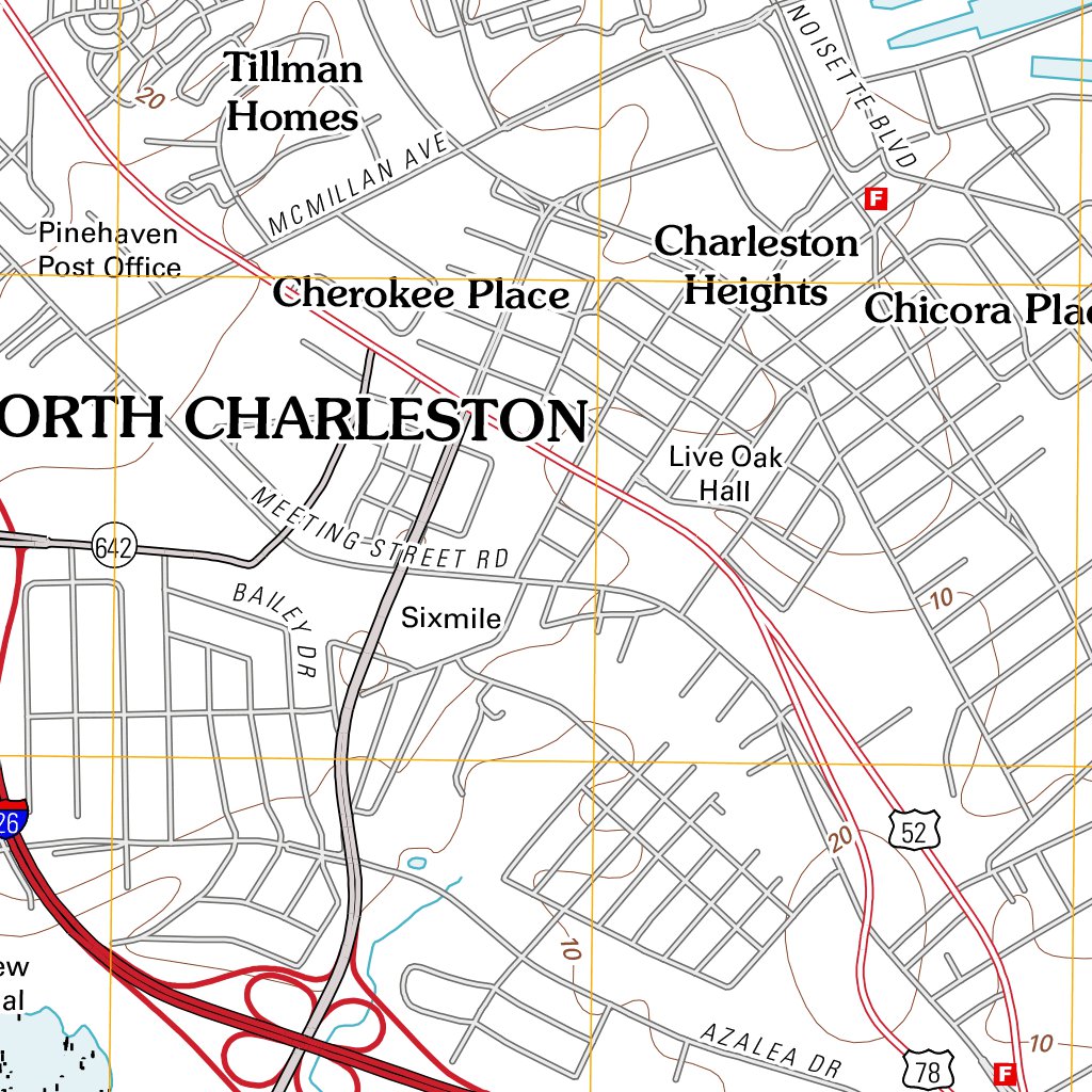 Charleston SC Topo Bundle Map by United States Geological Survey ...