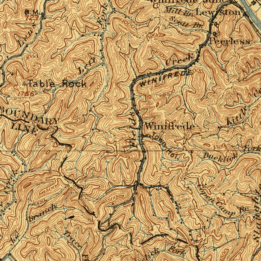 Charleston, WV (1899, 125000-Scale) Map by United States Geological ...