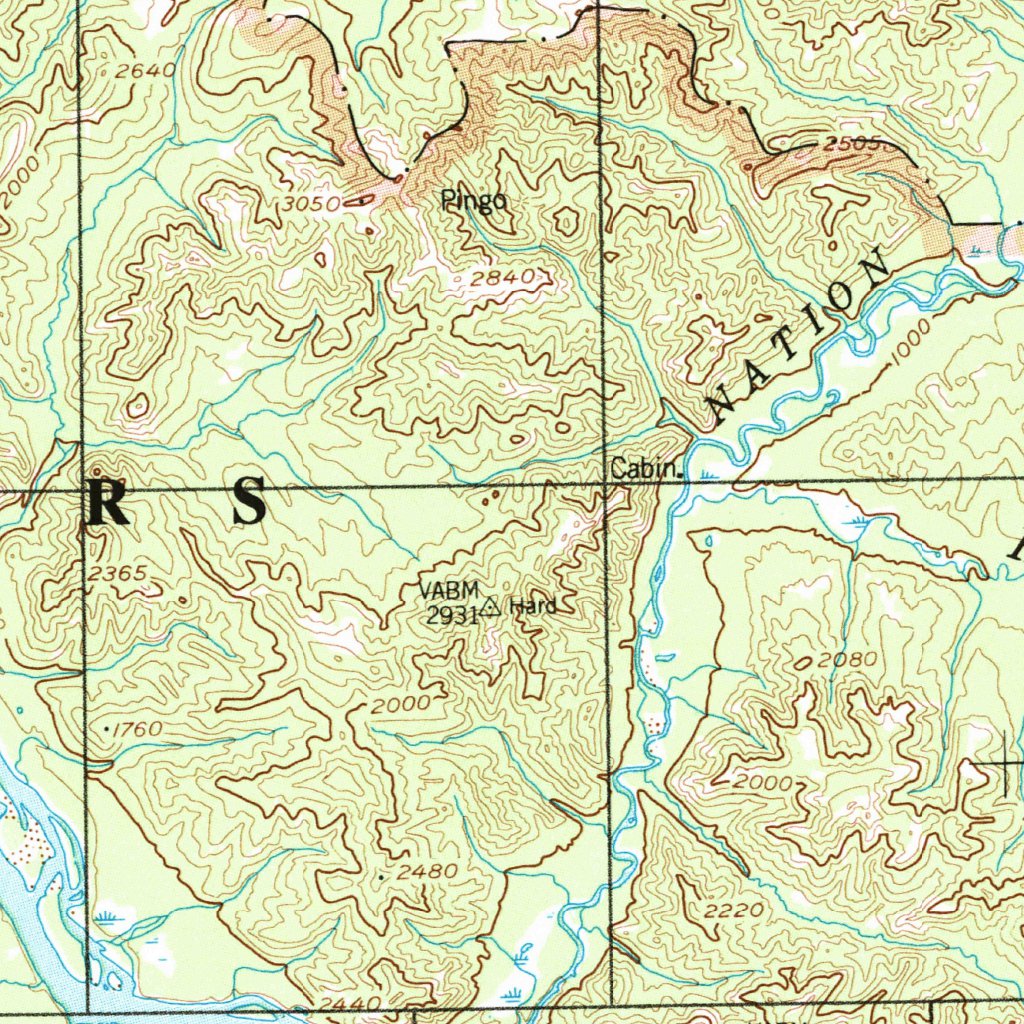 Charley River, AK (1956, 250000-Scale) Map by United States Geological ...