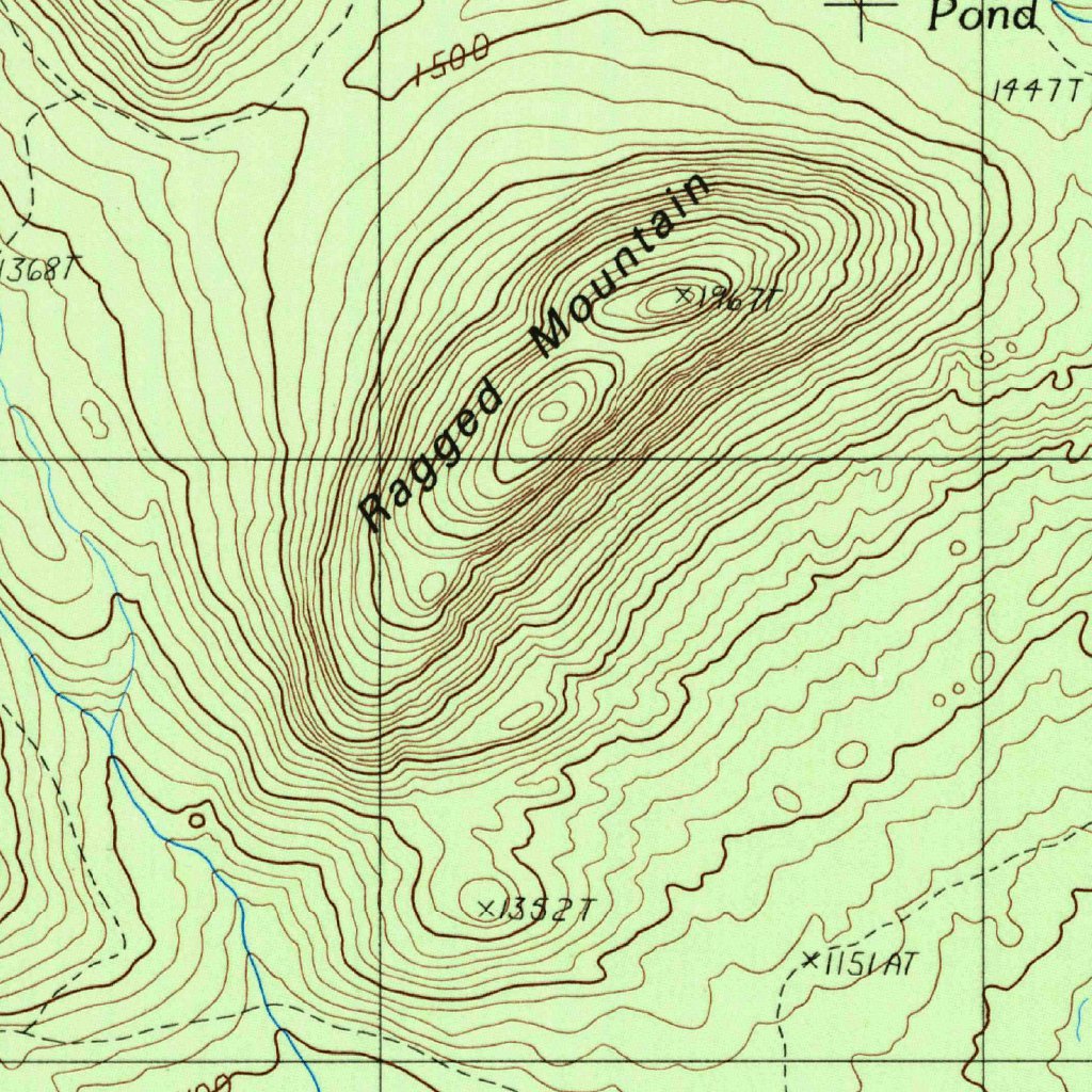 Chase Lake, ME (1989, 24000-Scale) Map by United States Geological ...