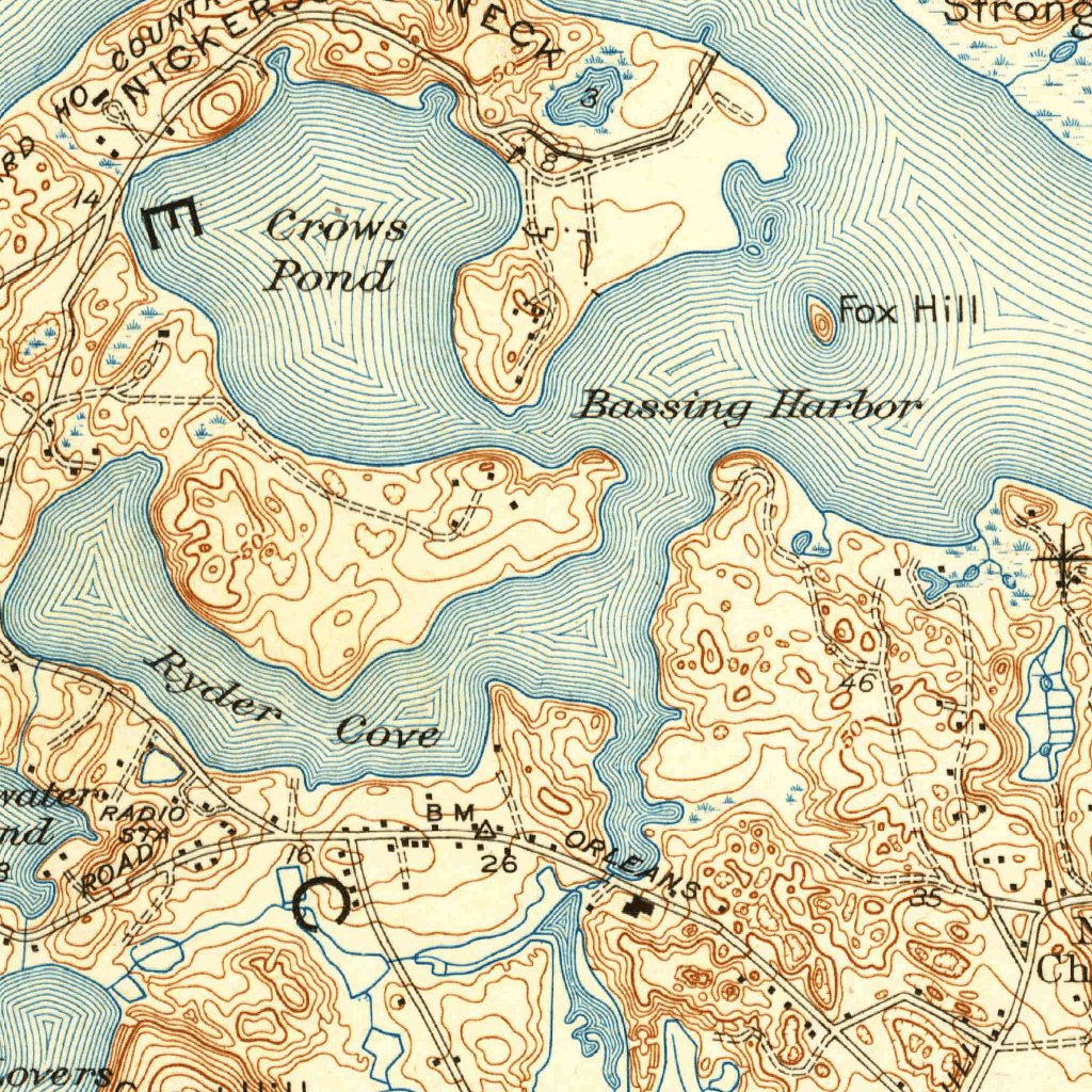 Chatham, MA (1942, 31680-Scale) Map by United States Geological Survey ...