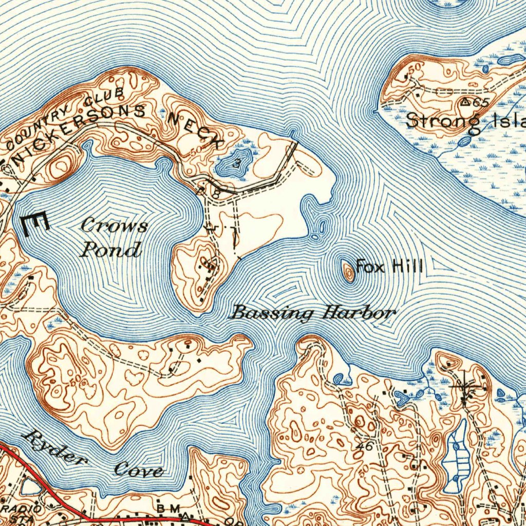 Chatham, MA (1943, 31680-Scale) Map by United States Geological Survey ...