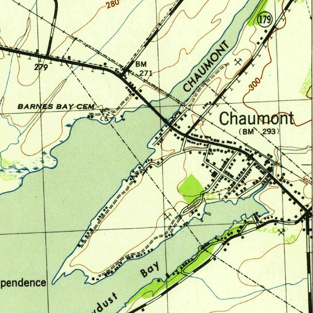 Chaumont, NY (1942, 31680-Scale) Map by United States Geological Survey ...
