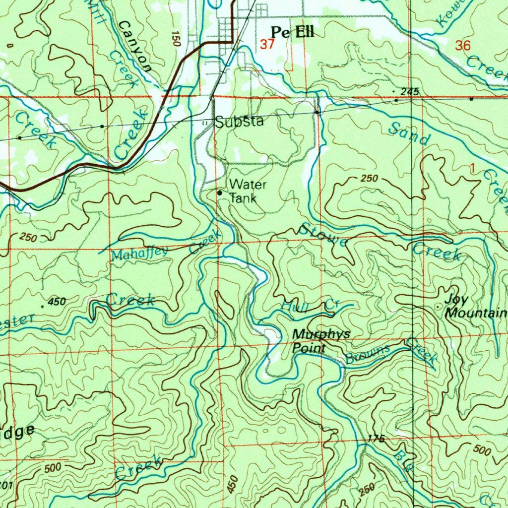 Chehalis River, WA (1992, 100000-Scale) Map by United States Geological ...