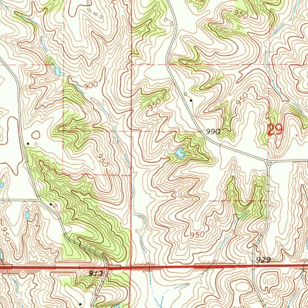 Chelsea, IA (1968, 24000-Scale) Map by United States Geological Survey ...