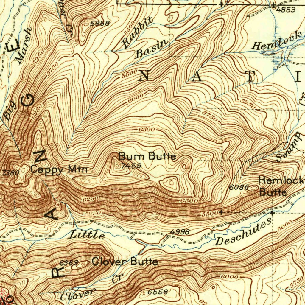 Chemult, OR (1941, 125000-Scale) Map by United States Geological Survey ...