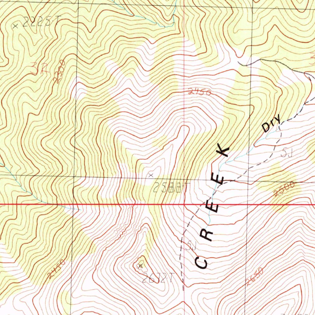 Cherry Spring, NV (1982, 24000-Scale) Map by United States Geological ...