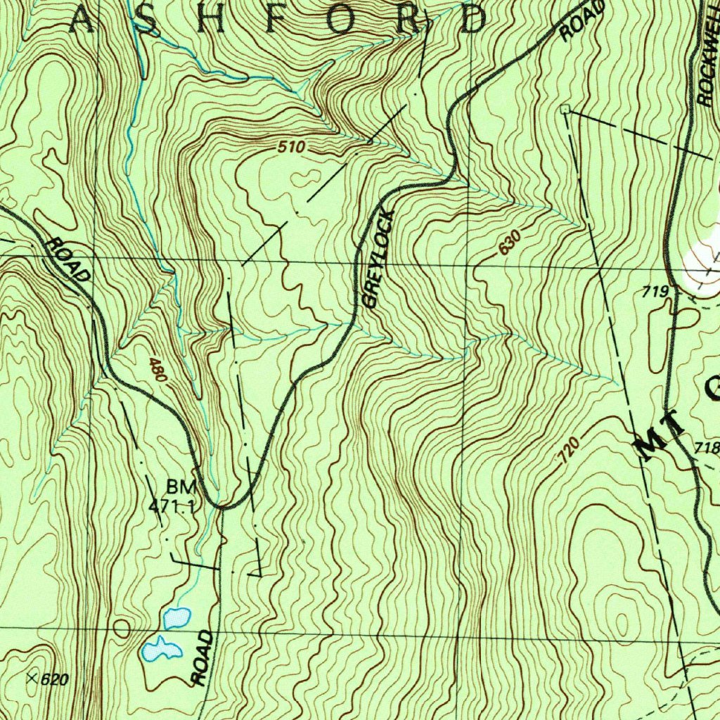 Cheshire, MA (1988, 25000-Scale) Map by United States Geological Survey ...