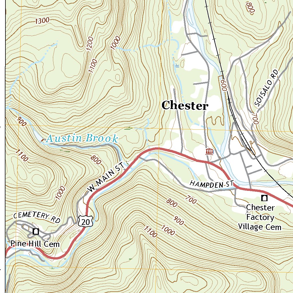 Chester, MA (2021, 24000-Scale) Map by United States Geological Survey ...