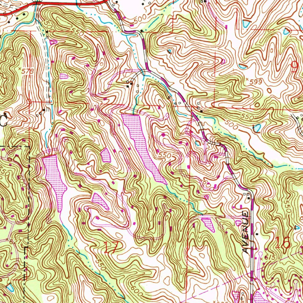Chesterfield, MO (1954, 24000-Scale) Map by United States Geological ...