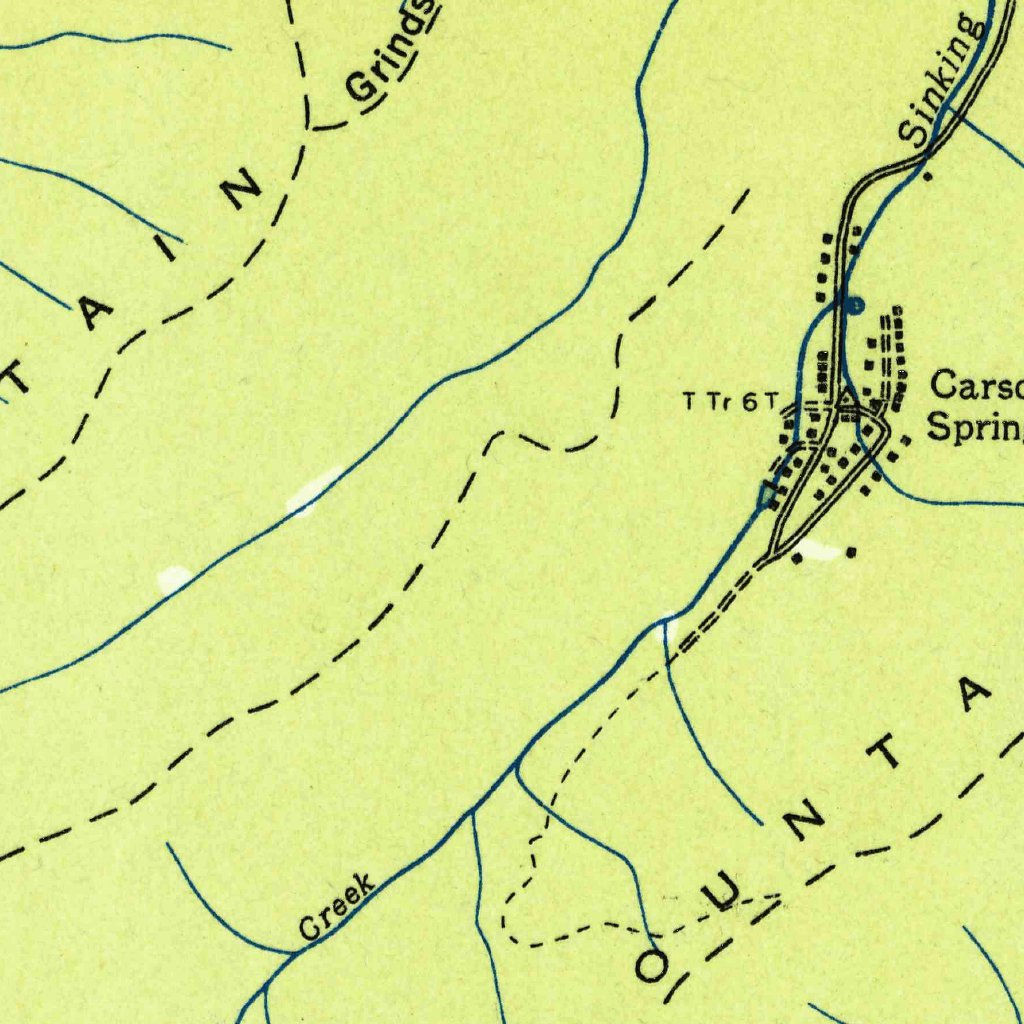 Chestnut Hill, TN (1935, 24000-Scale) Map by United States Geological ...