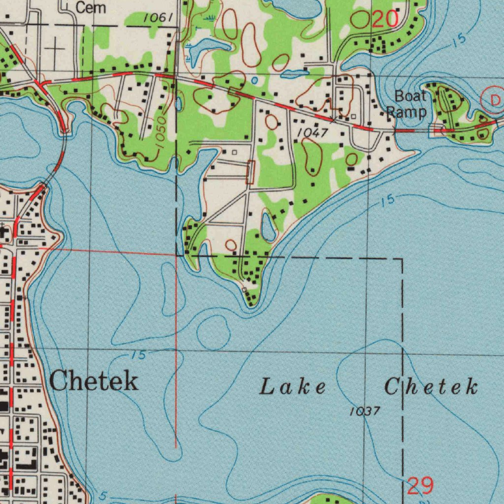 Chetek, WI (1978, 24000-Scale) Map by United States Geological Survey ...