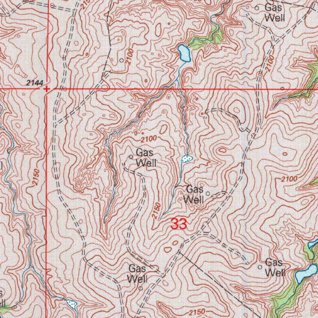 Cheyenne, OK (1998, 24000-Scale) Map by United States Geological Survey ...