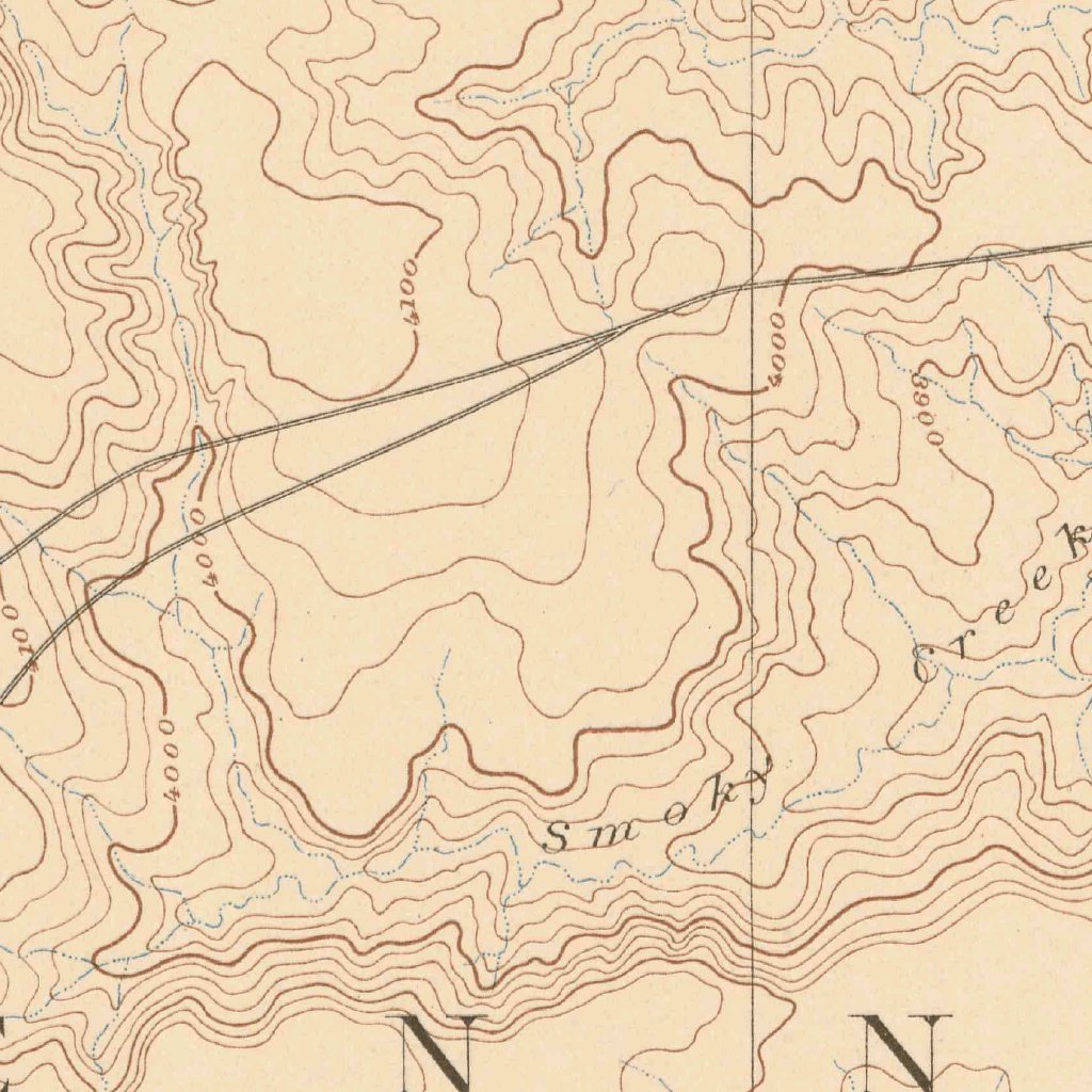 Cheyenne Wells, CO-KS (1892, 125000-Scale) Map by United States ...