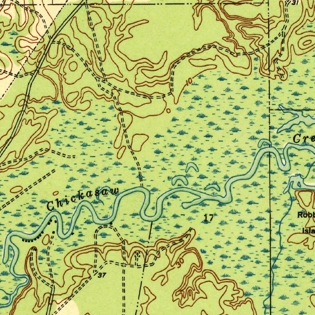 Chickasaw, AL (1941, 31680-Scale) Map by United States Geological ...