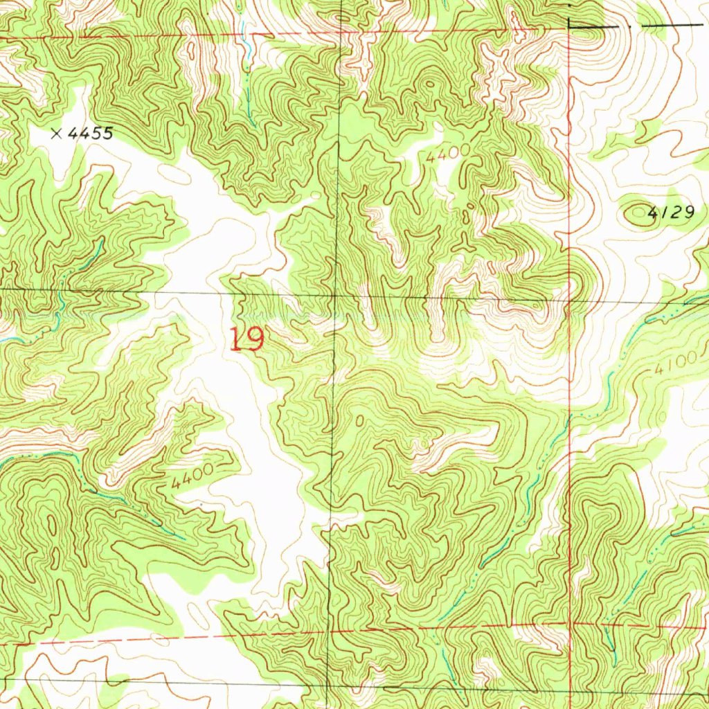 Chimney Butte, NE (1980, 24000-Scale) Map by United States Geological ...