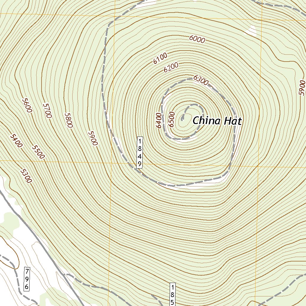 China Hat, OR (2020, 24000-Scale) Map by United States Geological ...