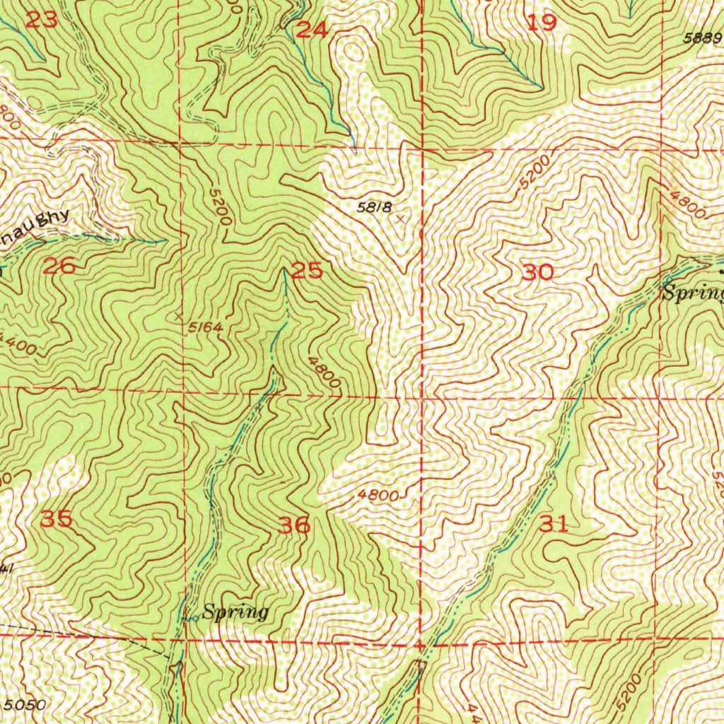China Mountain, CA (1955, 62500-Scale) Map by United States Geological ...