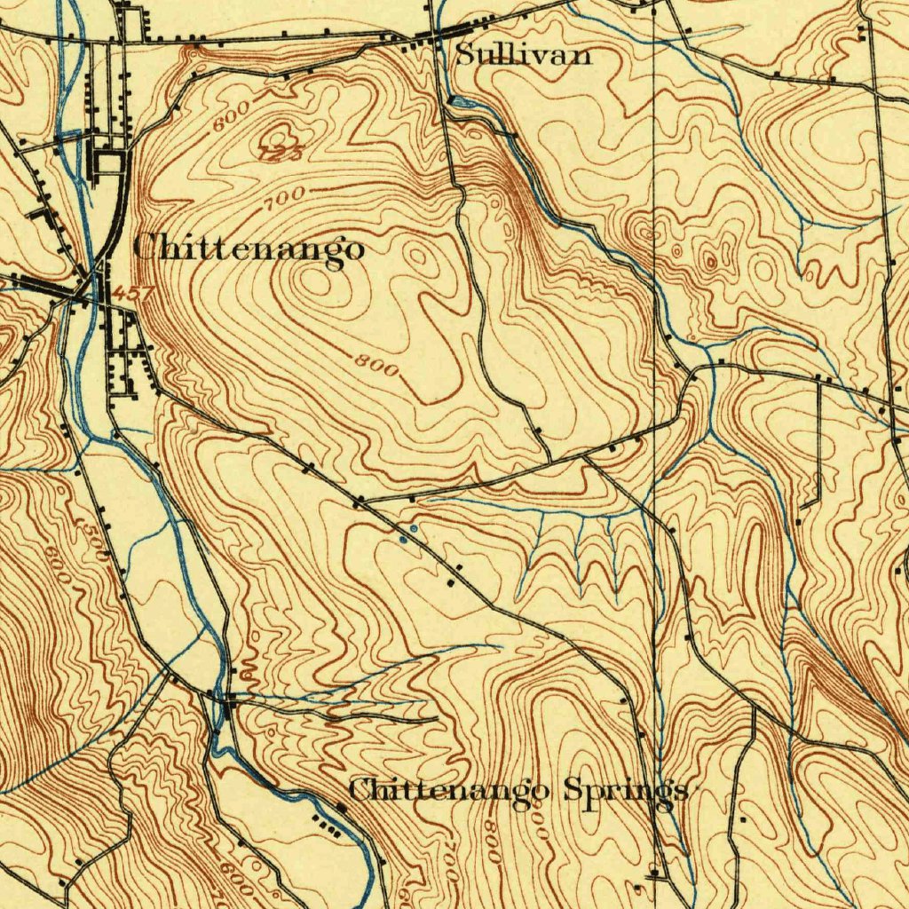 Chittenango, NY (1898, 62500-Scale) Map by United States Geological ...