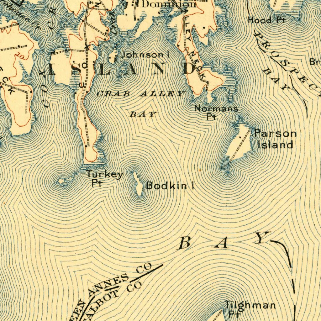 Choptank, MD (1908, 125000-Scale) Map by United States Geological ...