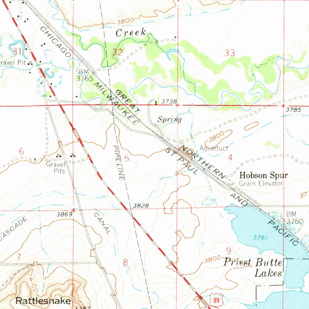 Choteau, MT (1960, 62500-Scale) Map by United States Geological Survey ...