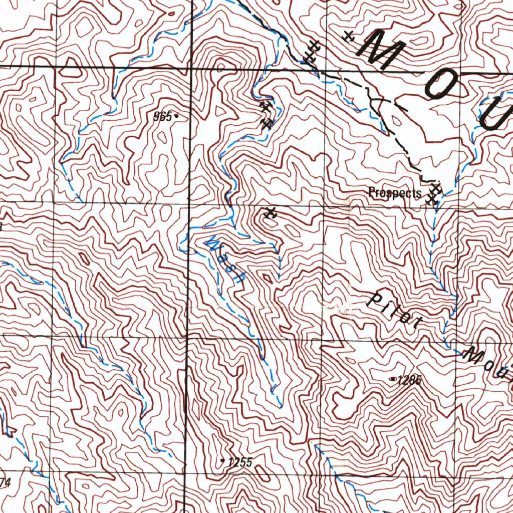 Chuckwalla Mountains, CA (2002, 50000-Scale) Map by United States ...