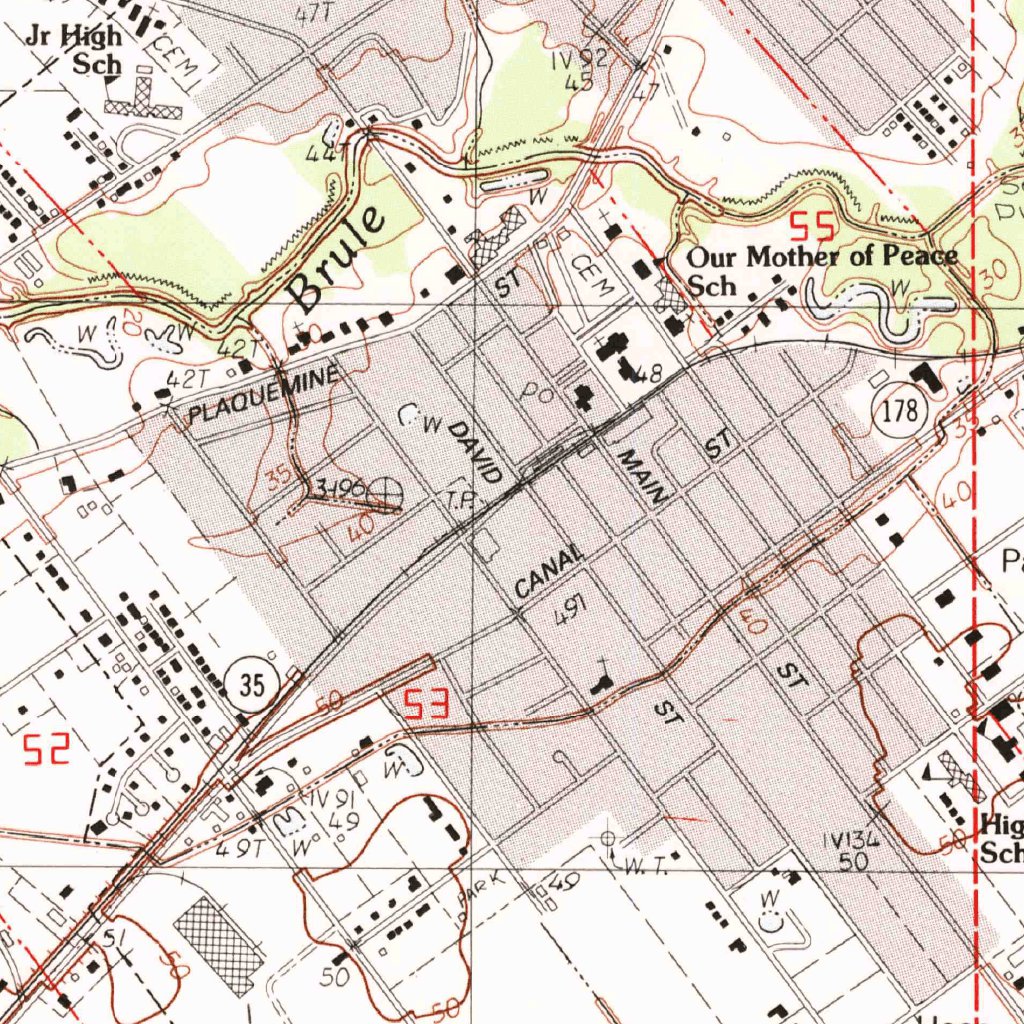 Church Point, LA (1983, 24000-Scale) Map by United States Geological ...