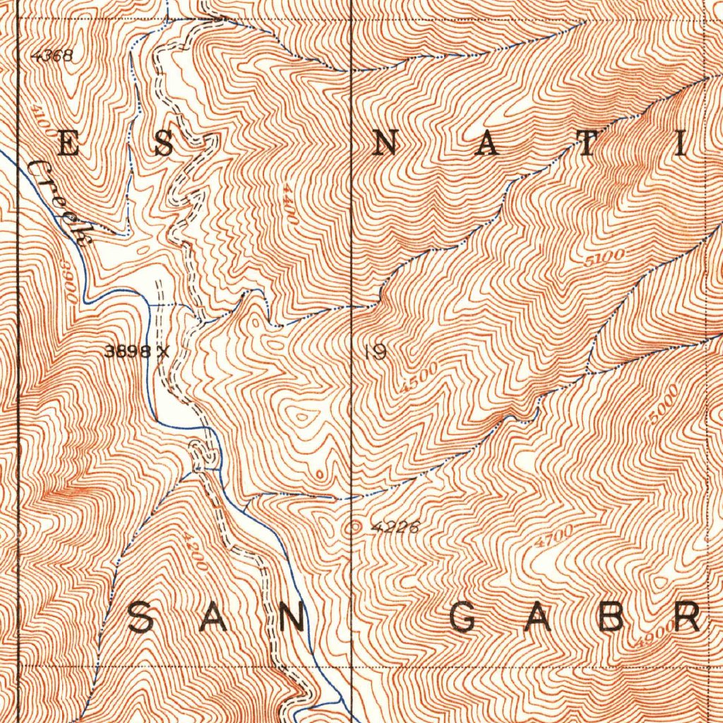 Cima Mesa, CA (1938, 24000-Scale) Map by United States Geological ...