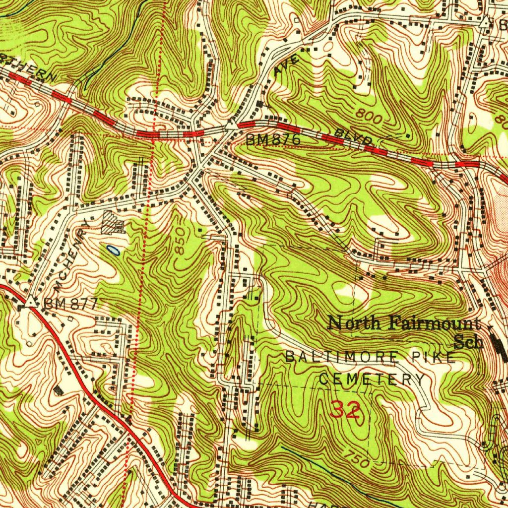 Cincinnati West, OH (1953, 24000-Scale) Map by United States Geological ...