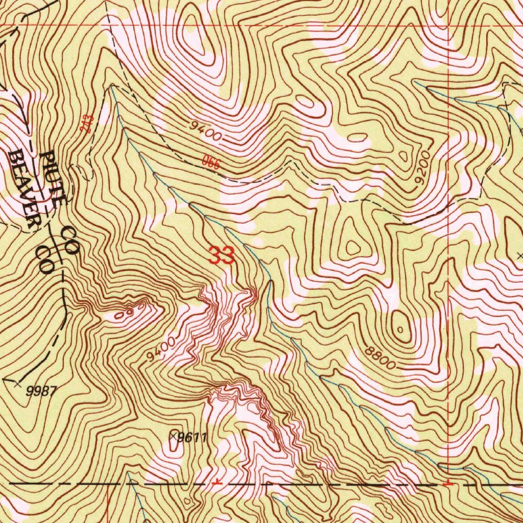 Circleville Mountain, UT (2001, 24000-Scale) Map by United States ...