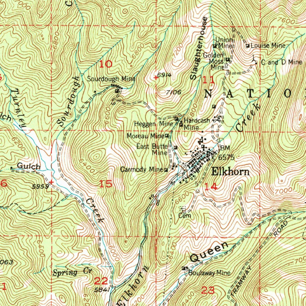 Clancy, MT (1950, 62500-Scale) Map by United States Geological Survey ...