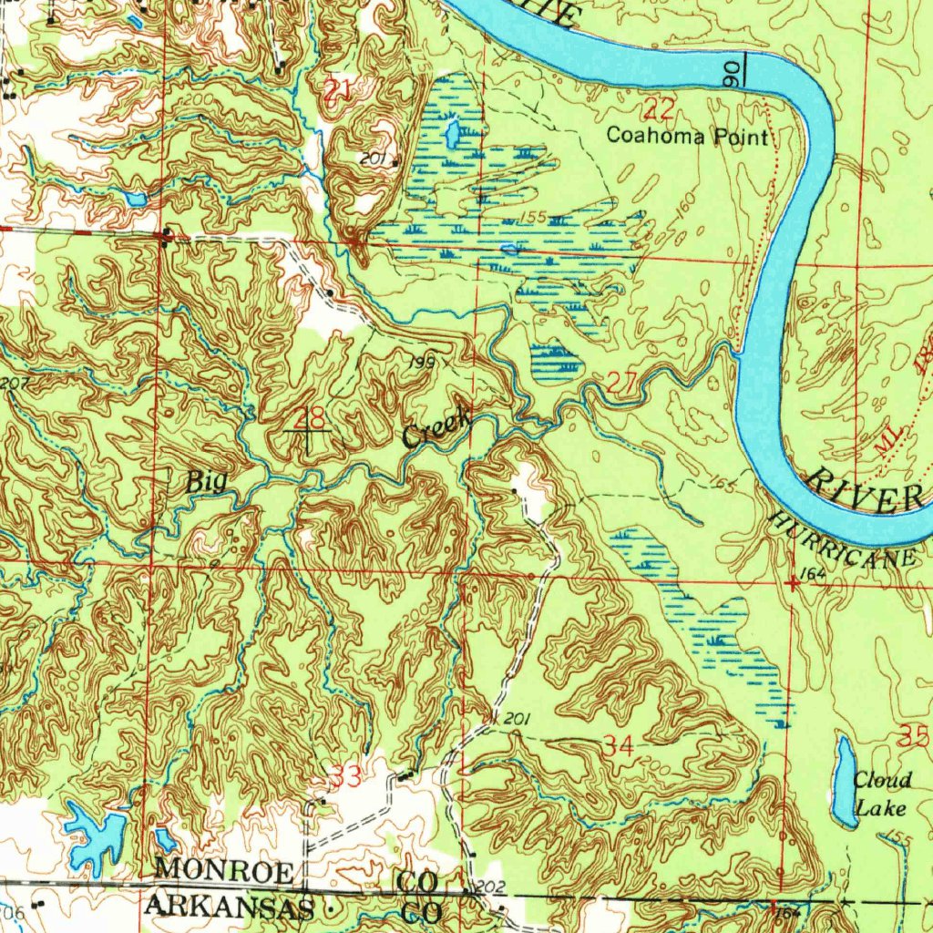 Clarendon, AR (1972, 62500-Scale) Map by United States Geological ...