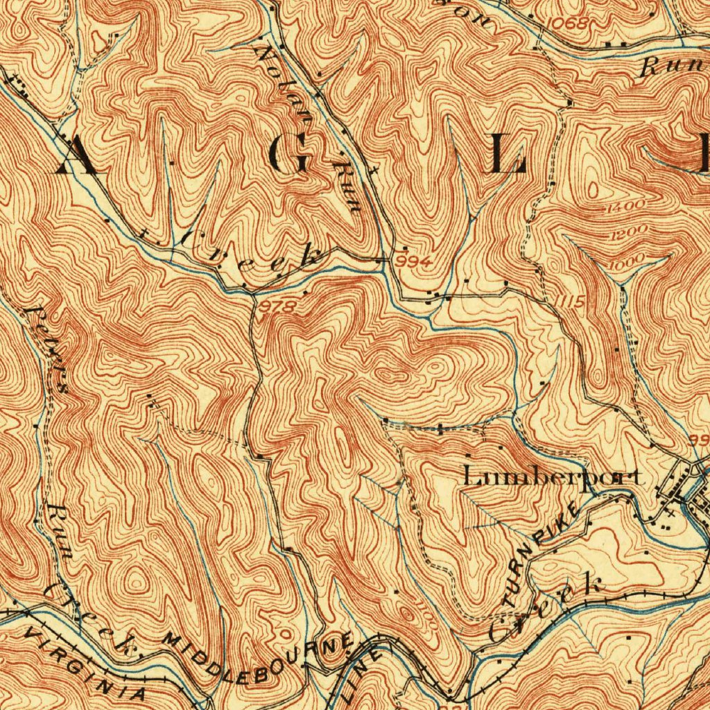Clarksburg, WV (1902, 62500-Scale) Map by United States Geological ...