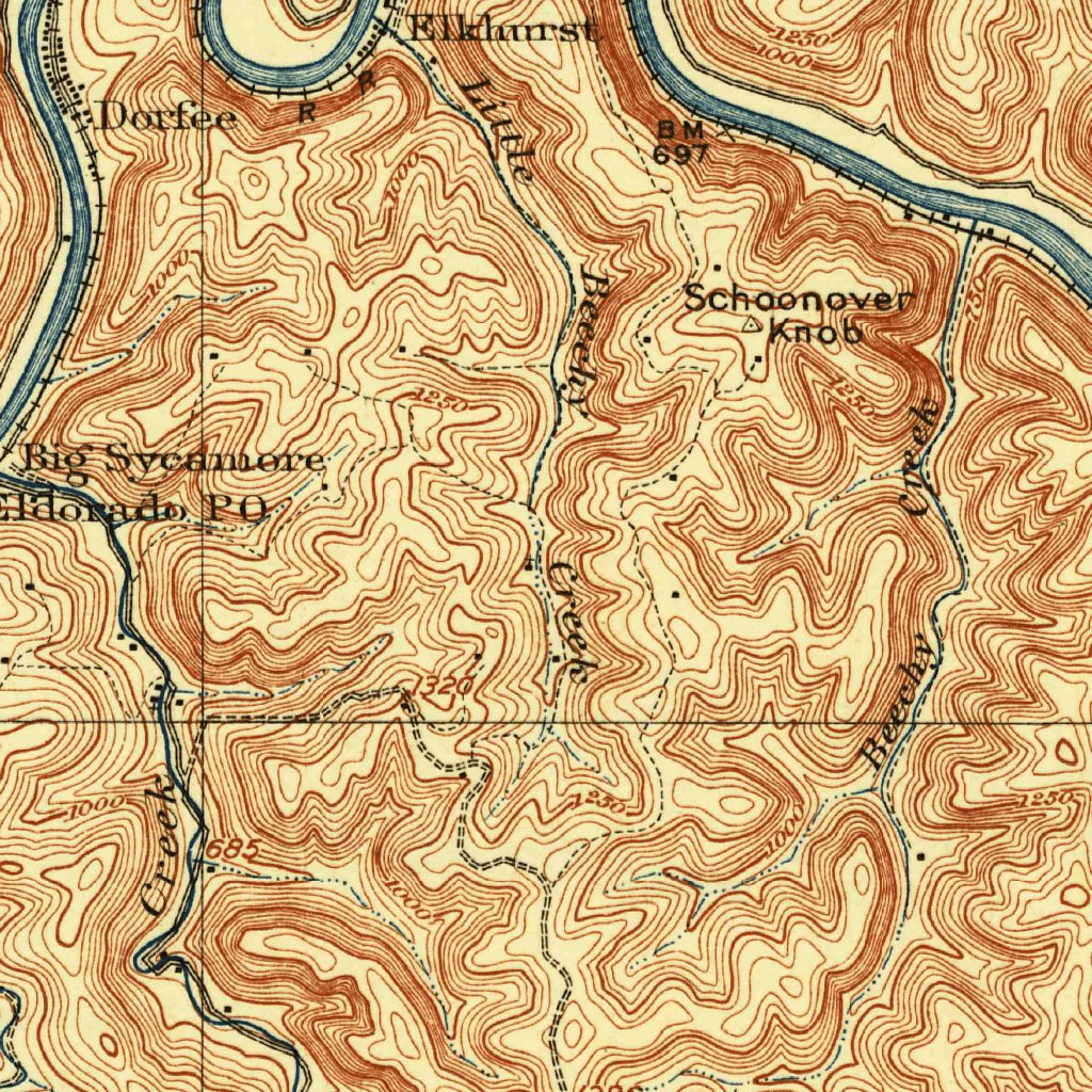 Clarksburg, WV (1910, 62500-Scale) Map by United States Geological ...