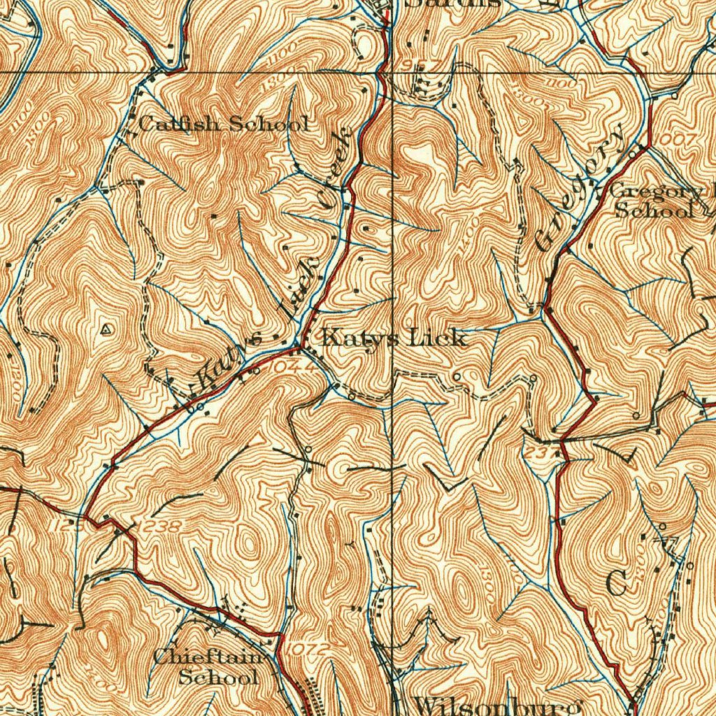 Clarksburg, WV (1923, 62500-Scale) Map by United States Geological ...