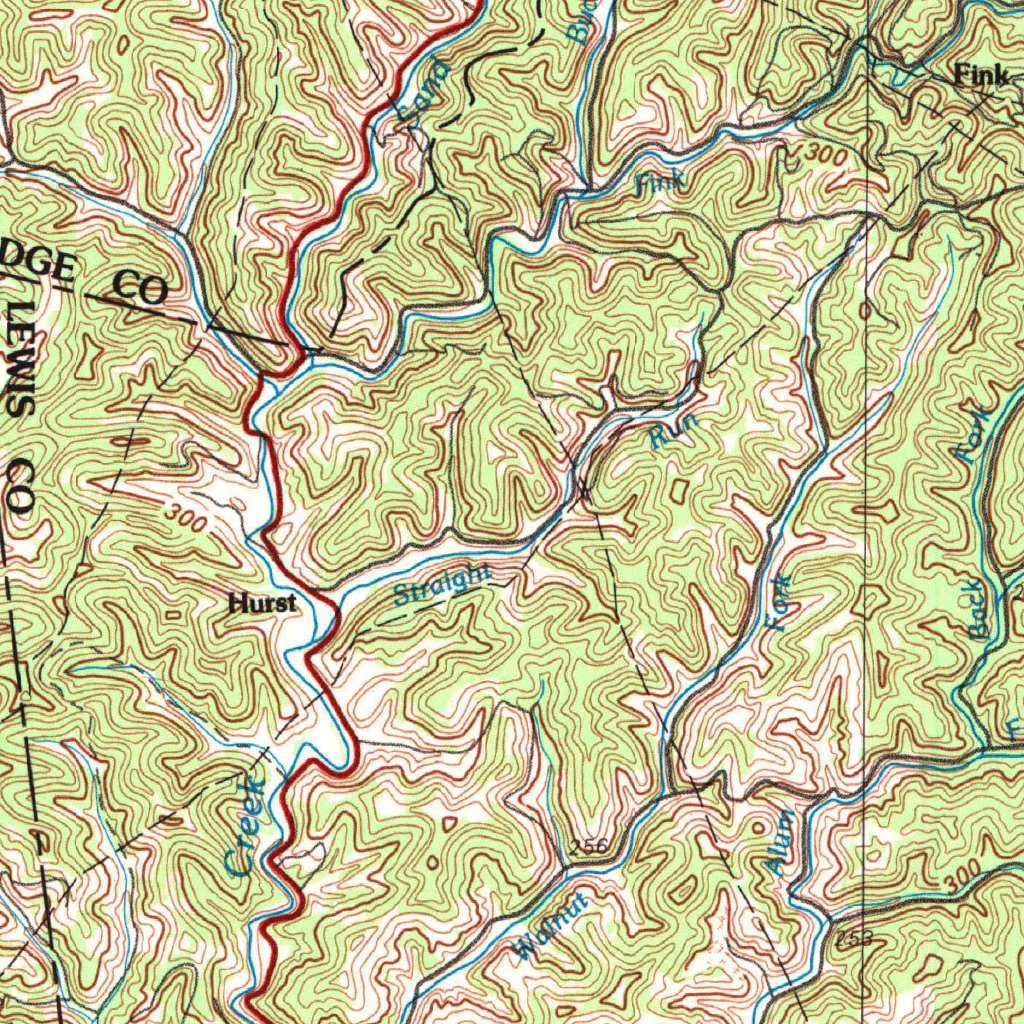 Clarksburg, WV (1982, 100000-Scale) Map by United States Geological ...