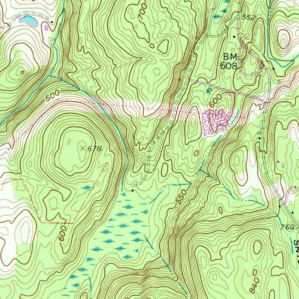 Claverack, NY (1960, 24000-Scale) Map by United States Geological ...