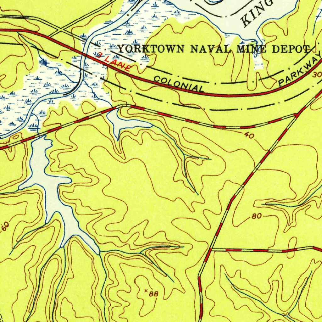 Clay Bank, VA (1952, 24000-Scale) Map by United States Geological ...