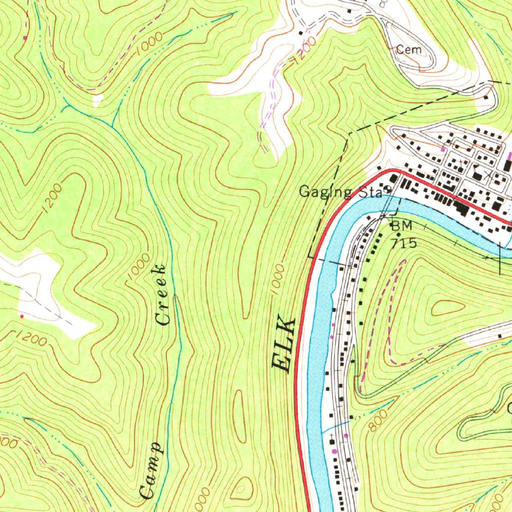 Clay, WV (1967, 24000-Scale) Map by United States Geological Survey ...