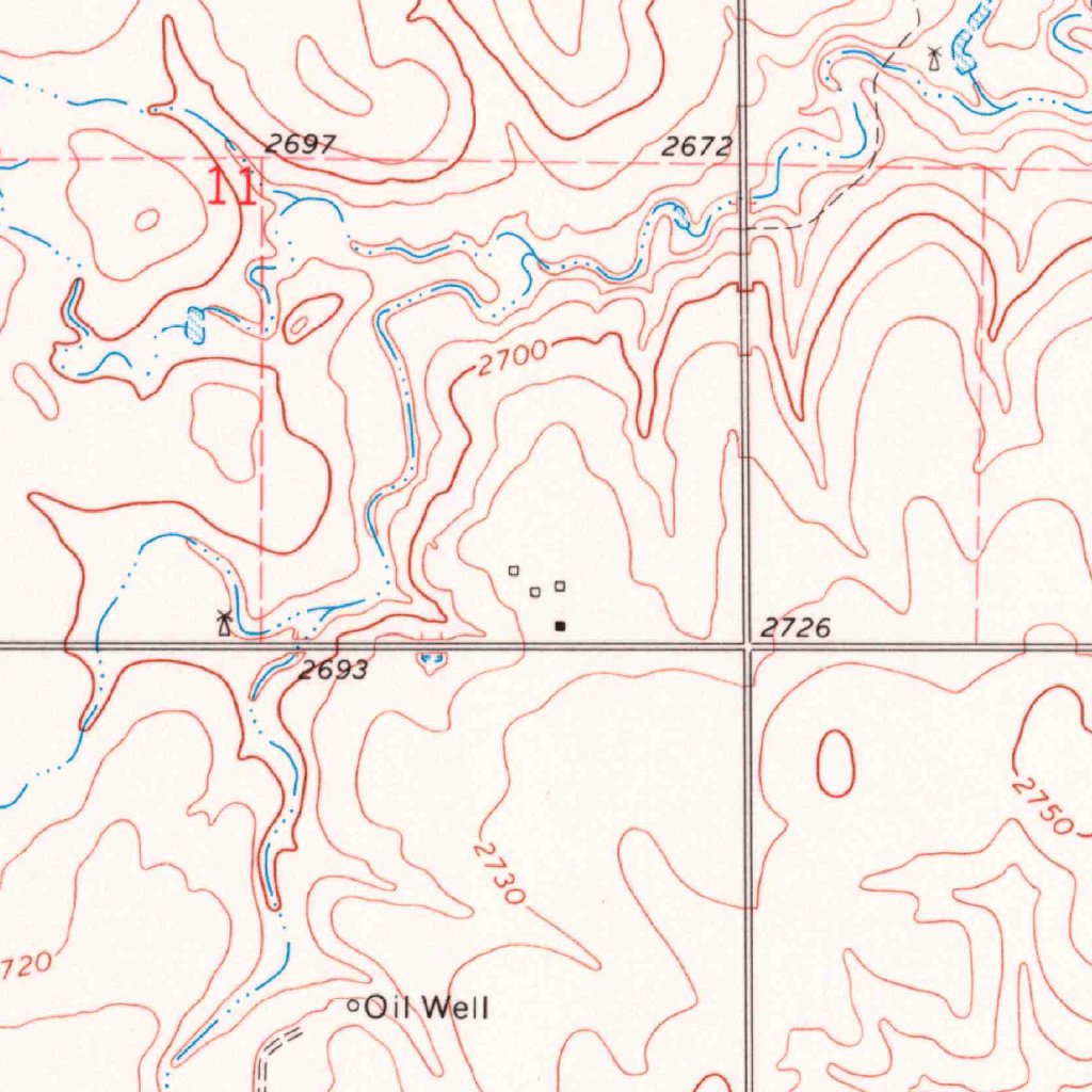 Clear Lake SW, OK (1971, 24000-Scale) Map by United States Geological ...