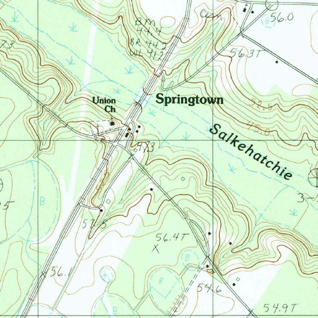 Clear Pond, SC (1982, 24000-Scale) Map by United States Geological ...