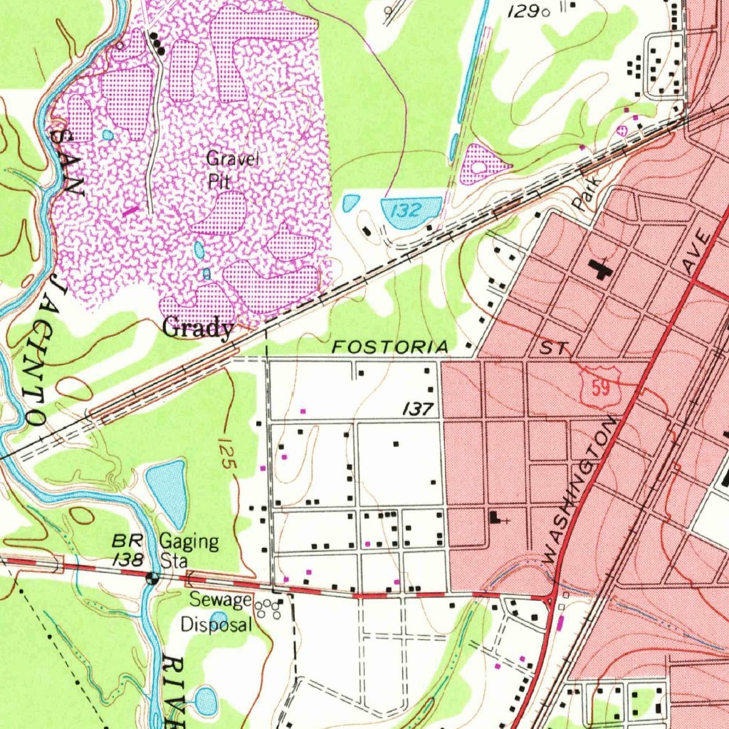 Cleveland, TX (1958, 24000-Scale) Map by United States Geological ...