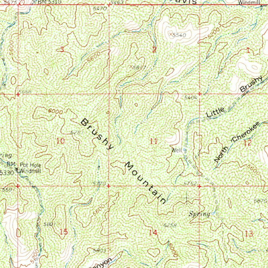 Cliff, NM (1959, 62500-Scale) Map by United States Geological Survey ...