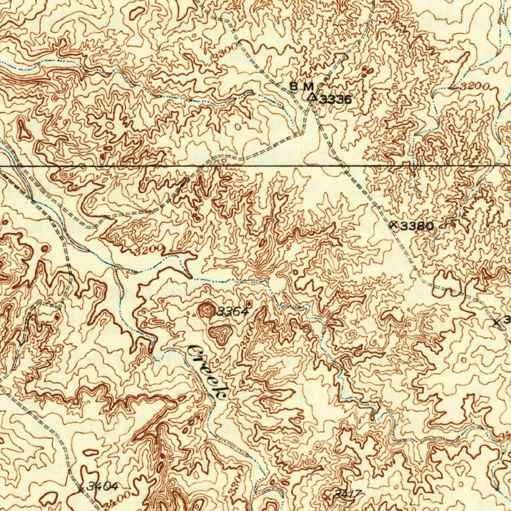 Cliffside, TX (1936, 62500-Scale) Map by United States Geological ...